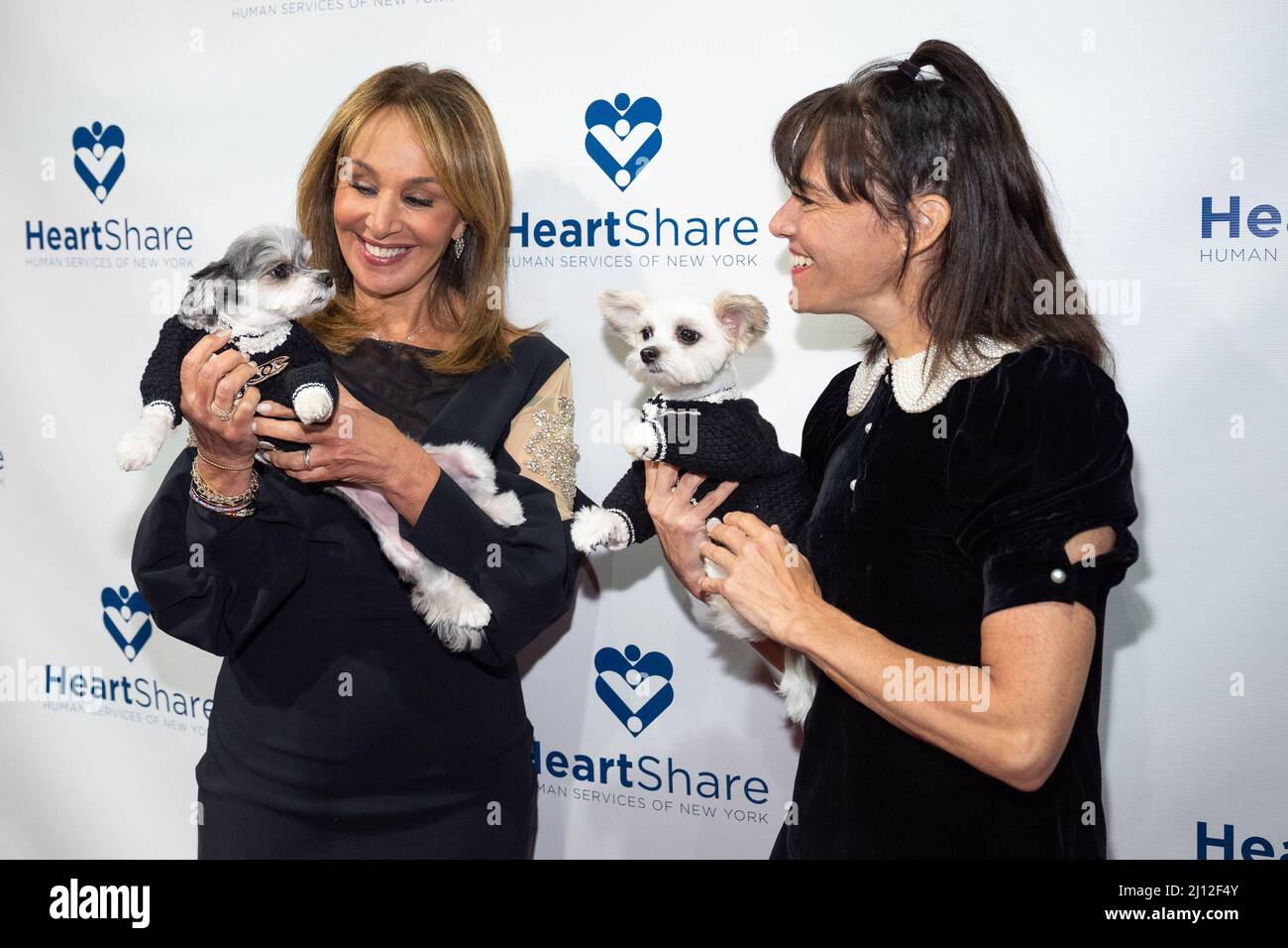Rosanna Scotto, Sam Carrell, and Tinkerbell the Dog and Belle attend ...