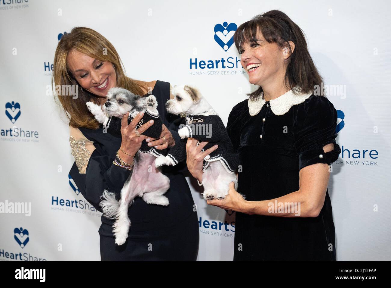 Rosanna Scotto, Sam Carrell, and Tinkerbell the Dog and Belle attend ...