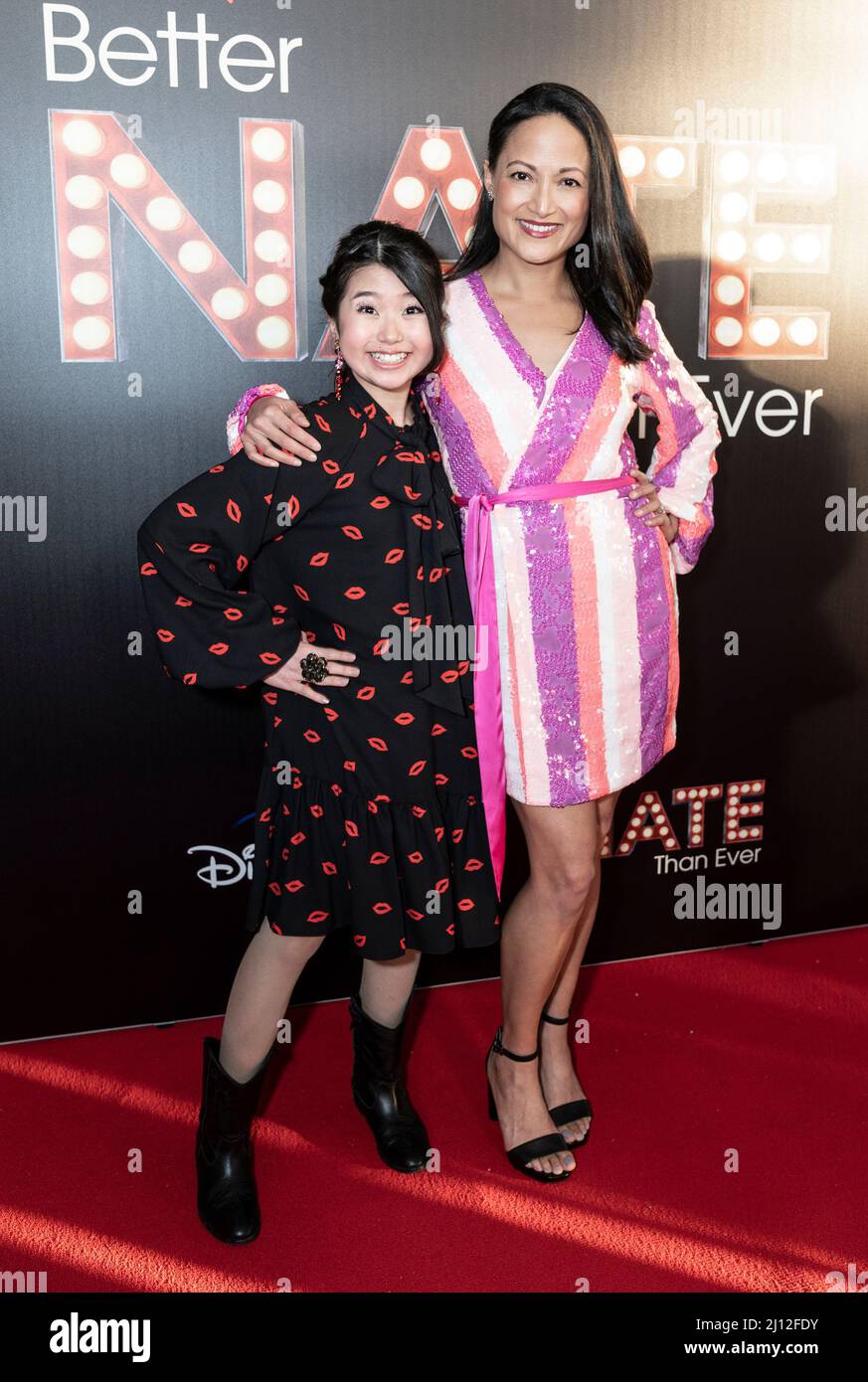 New York, USA. 21st Mar, 2022. Kylie Kuioka and Kim Berrios Lin attend ...