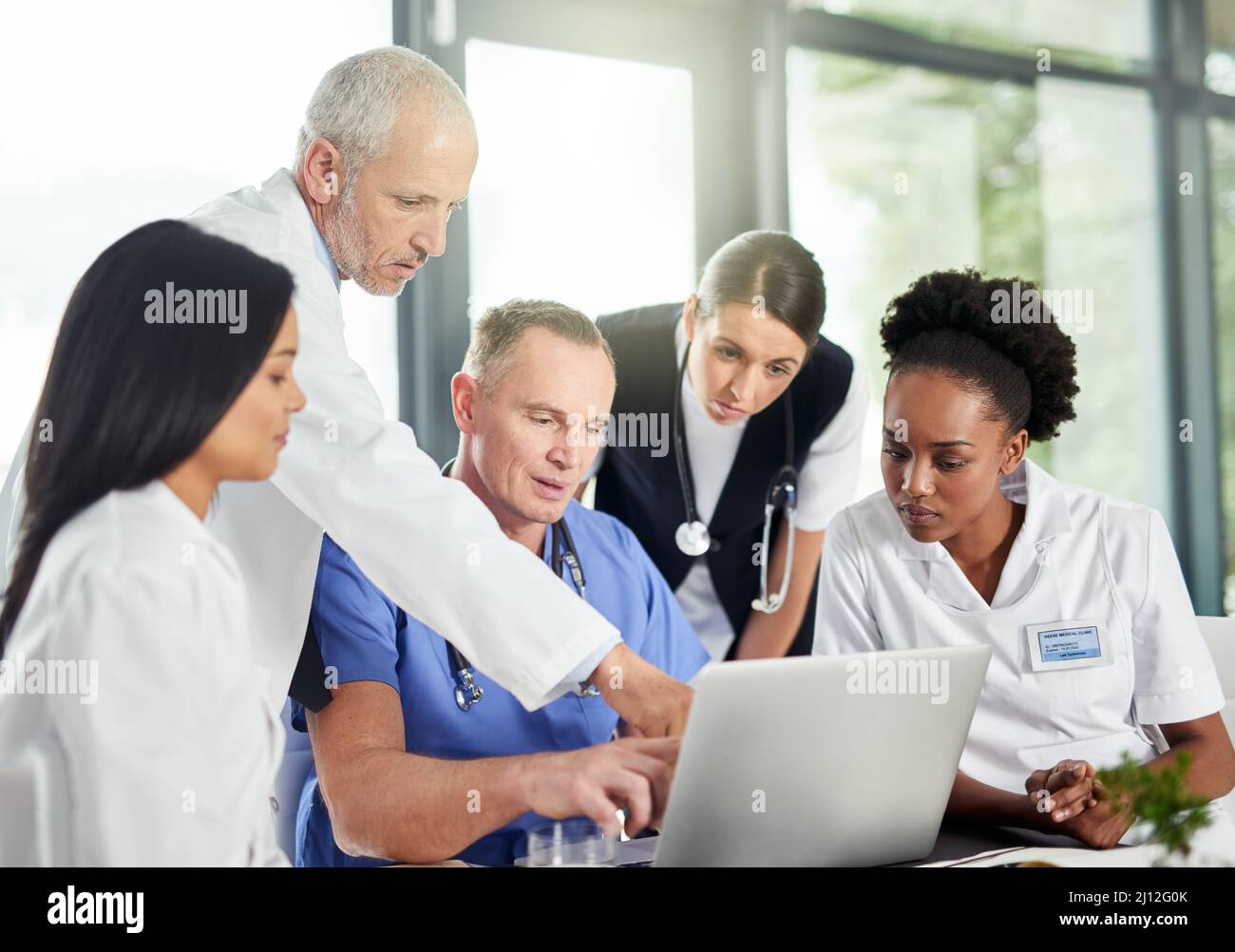 Your health is of the utmost importance. Shot of doctors in a hospital ...