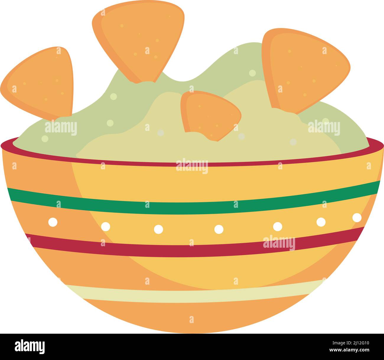 Spicy nachos mexican nacho Stock Vector Images - Alamy