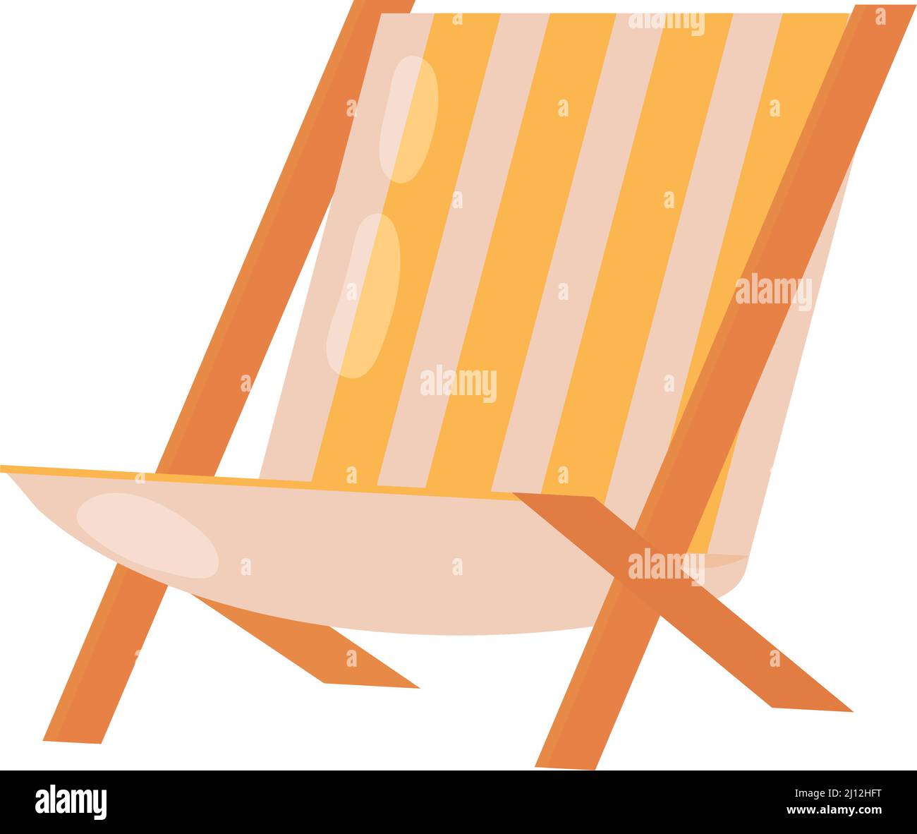 beach chair icon Stock Vector Image & Art - Alamy