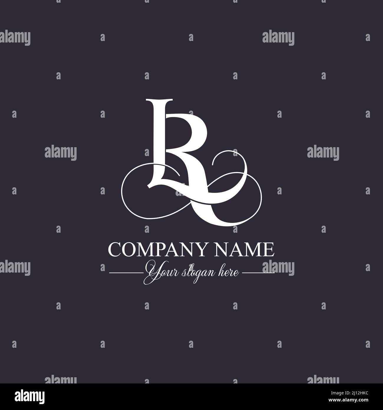 LR, RL logo or monogram. LR, RL Letters of the alphabet Initials ...