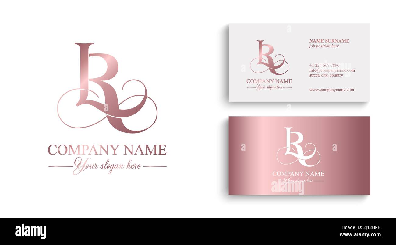 LR, RL logo or monogram. LR, RL Letters of the alphabet Initials ...