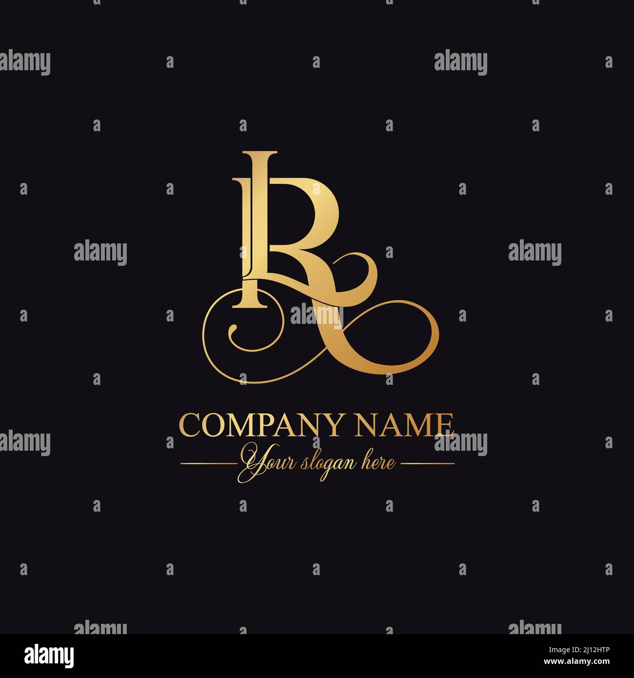 LR, RL logo or monogram. LR, RL Letters of the alphabet Initials. Beautiful logo design for ...