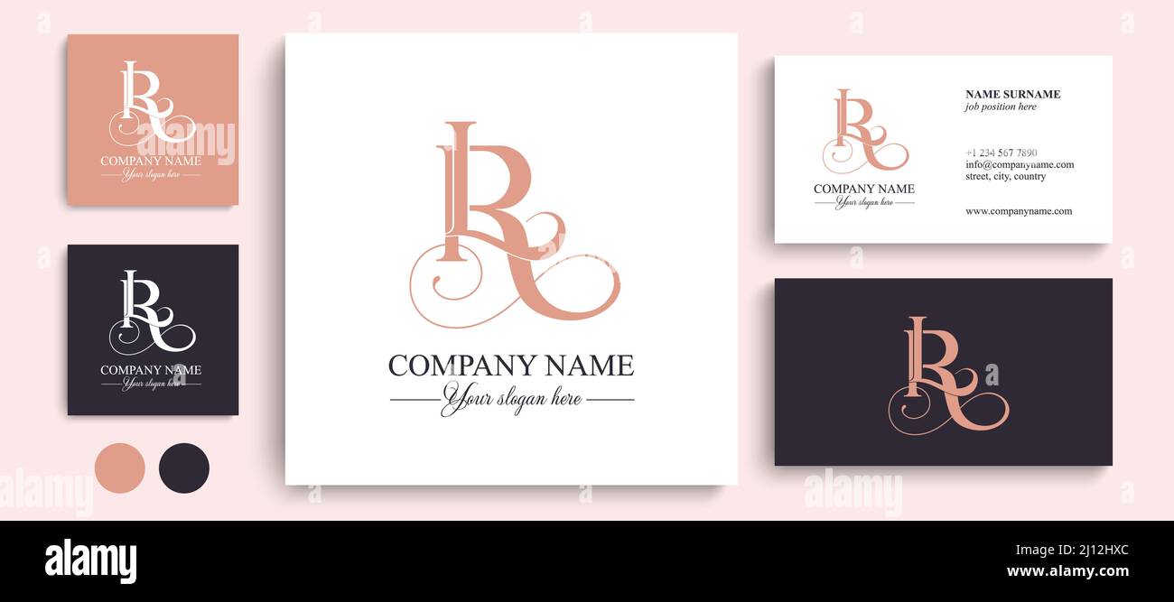Rl letters Stock Vector Images - Alamy