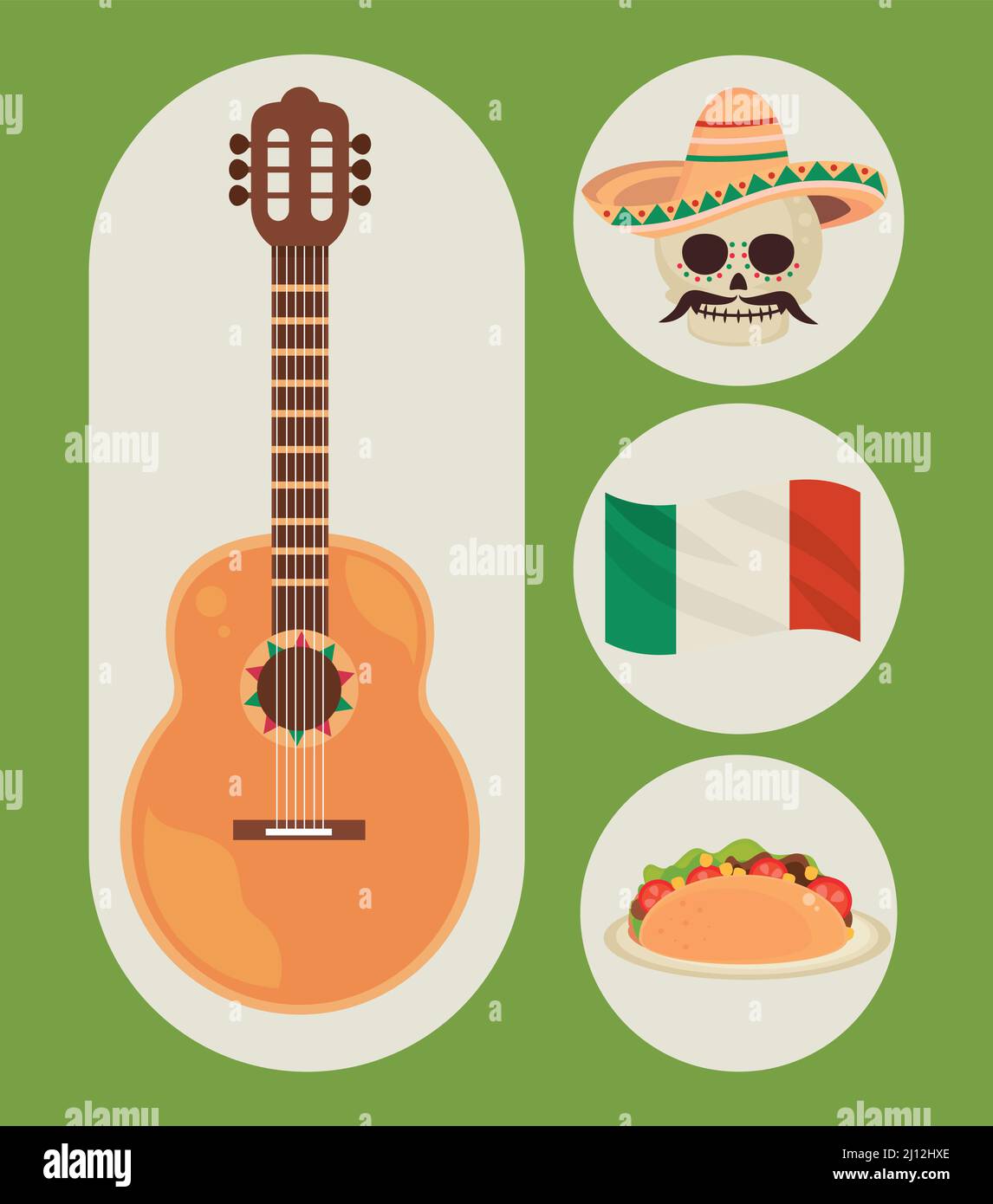 icons mexican culture Stock Vector Image & Art - Alamy
