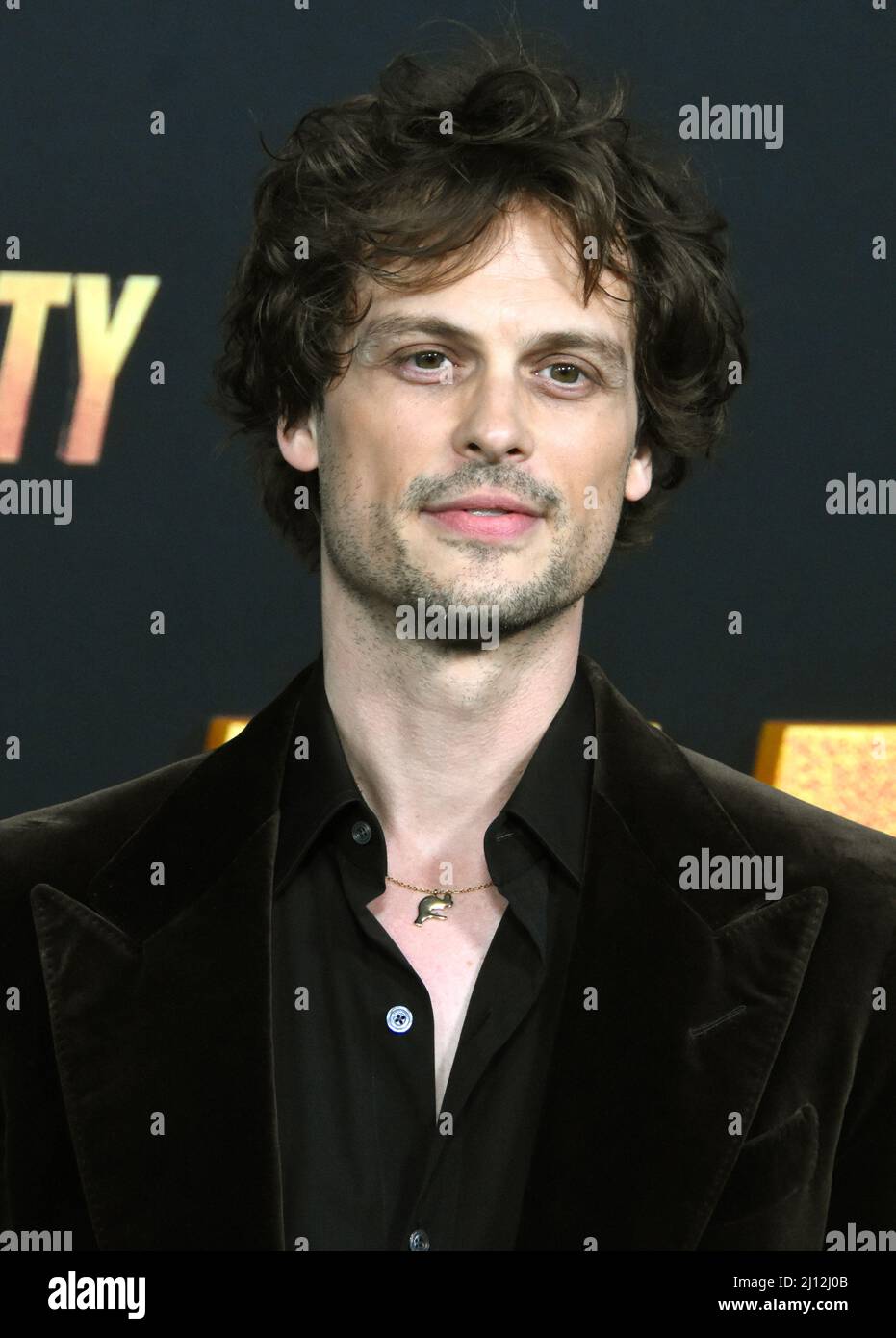 Los Angeles, California, USA 21st March 2022 Actor Matthew Gray Gubler ...