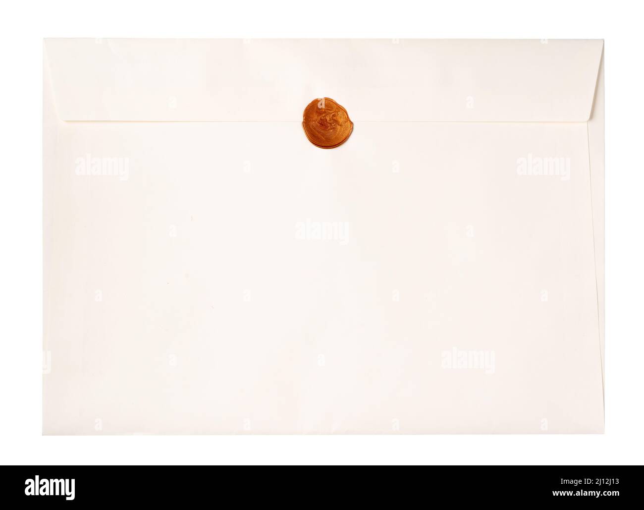 Blank envelope isolated on white background Stock Photo - Alamy