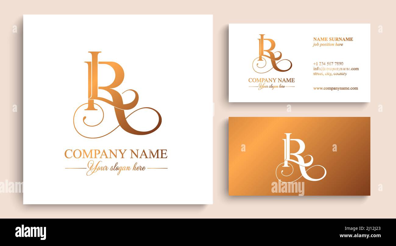 LR, RL logo or monogram. LR, RL Letters of the alphabet Initials. Beautiful logo design for ...