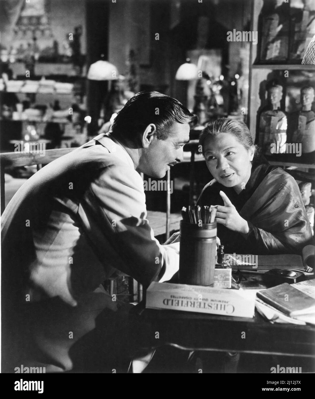CLARK GABLE and SOO YONG in SOLDIER OF FORTUNE 1955 director EDWARD ...