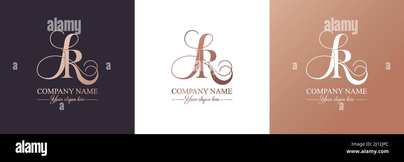 LR, RL logo or monogram. LR, RL Letters of the alphabet Initials ...