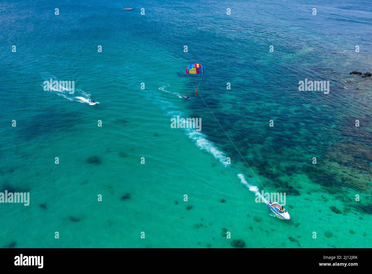 Panoramic beautiful beach Hon May Rut in Phu Quoc island, Vietnam Stock ...