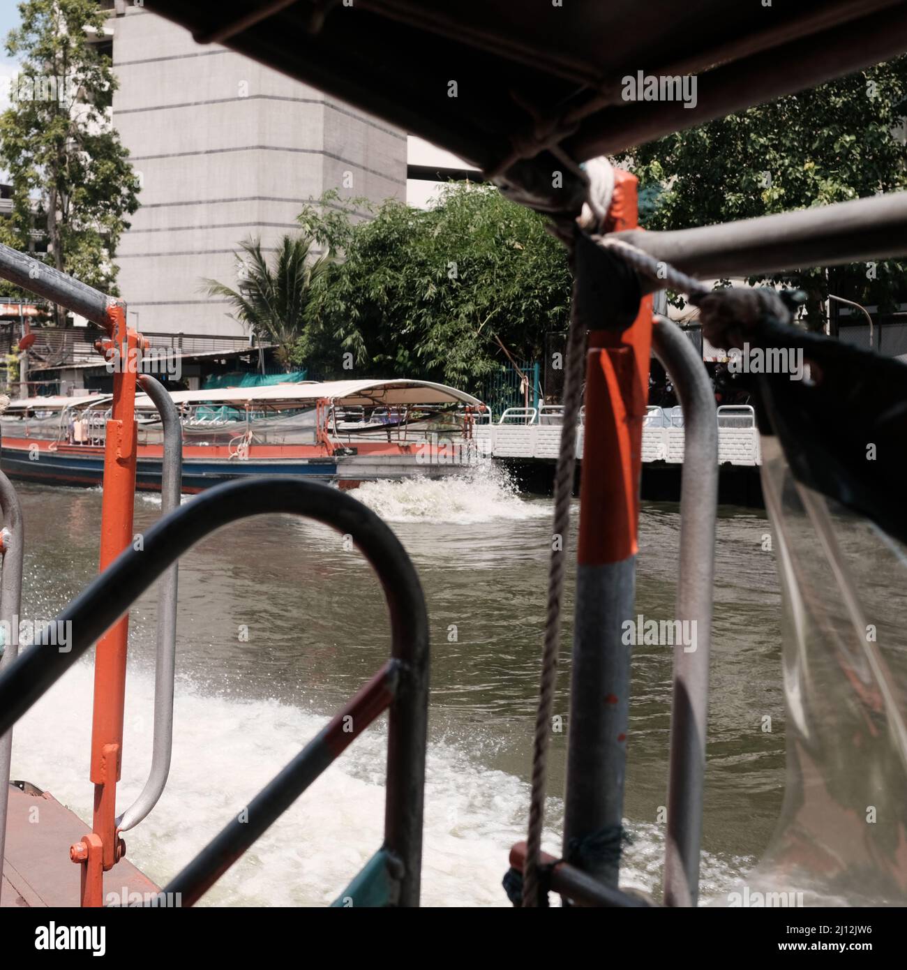 Khlong boats hi-res stock photography and images - Alamy