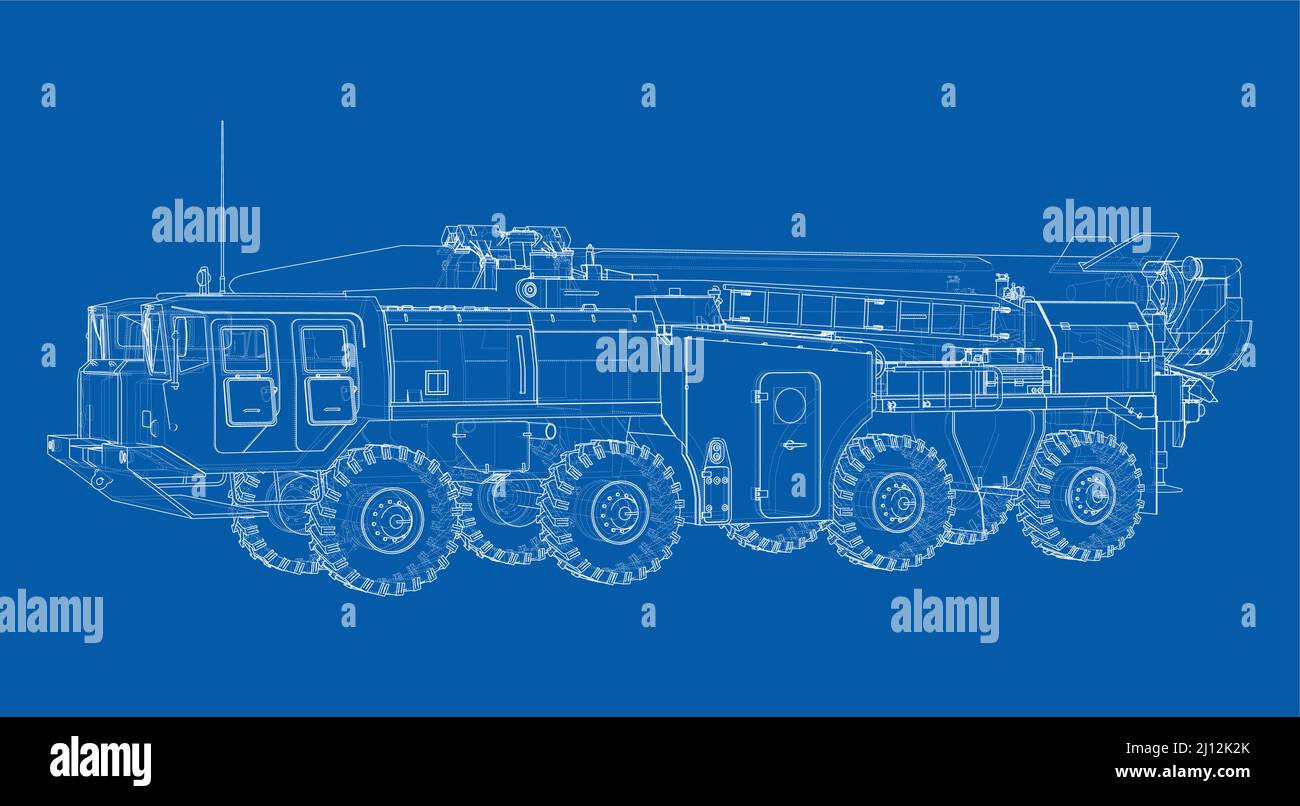Army Rocket artillery system. Military concept Stock Vector Image & Art ...