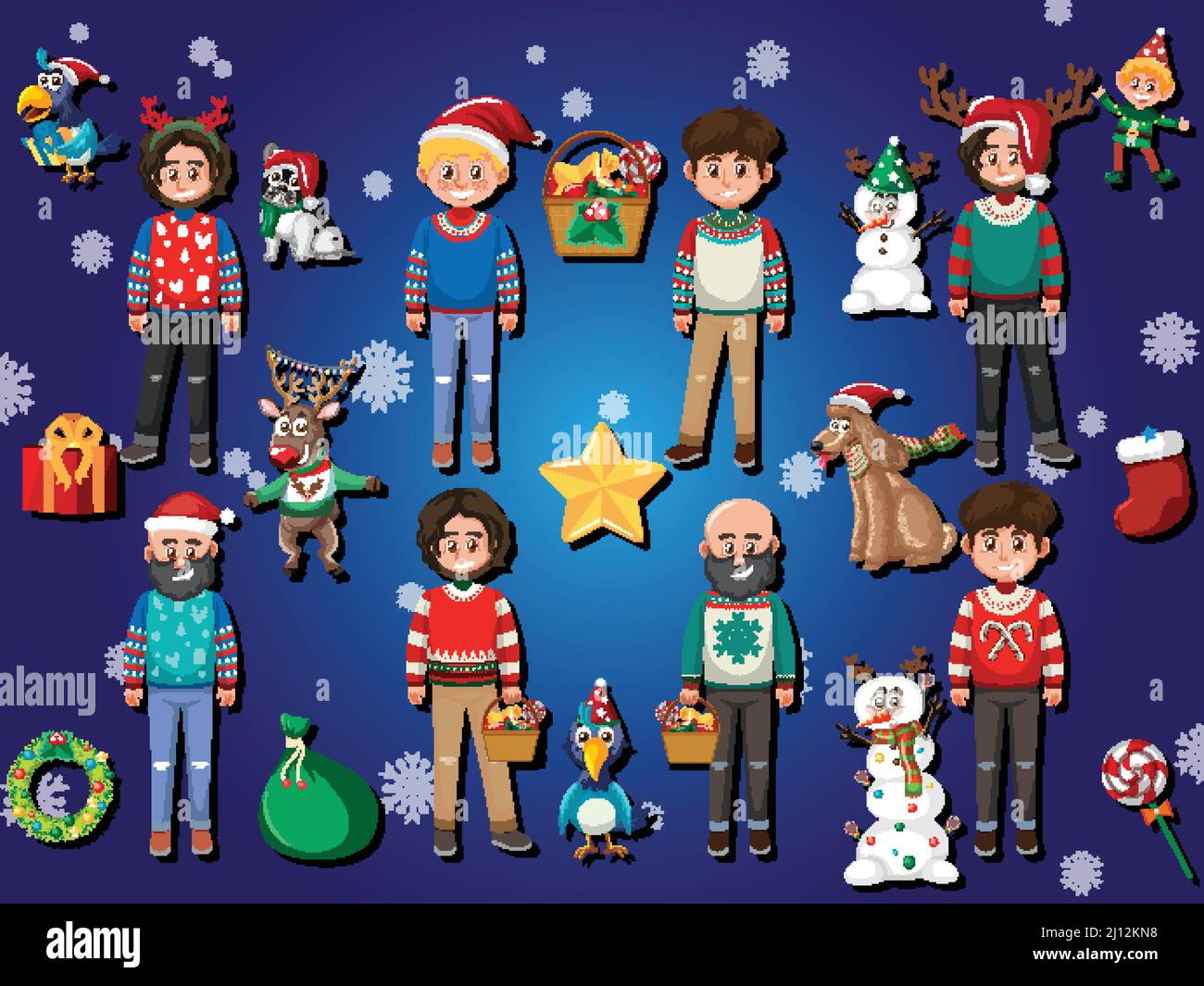 Santa outfits Stock Vector Images - Alamy