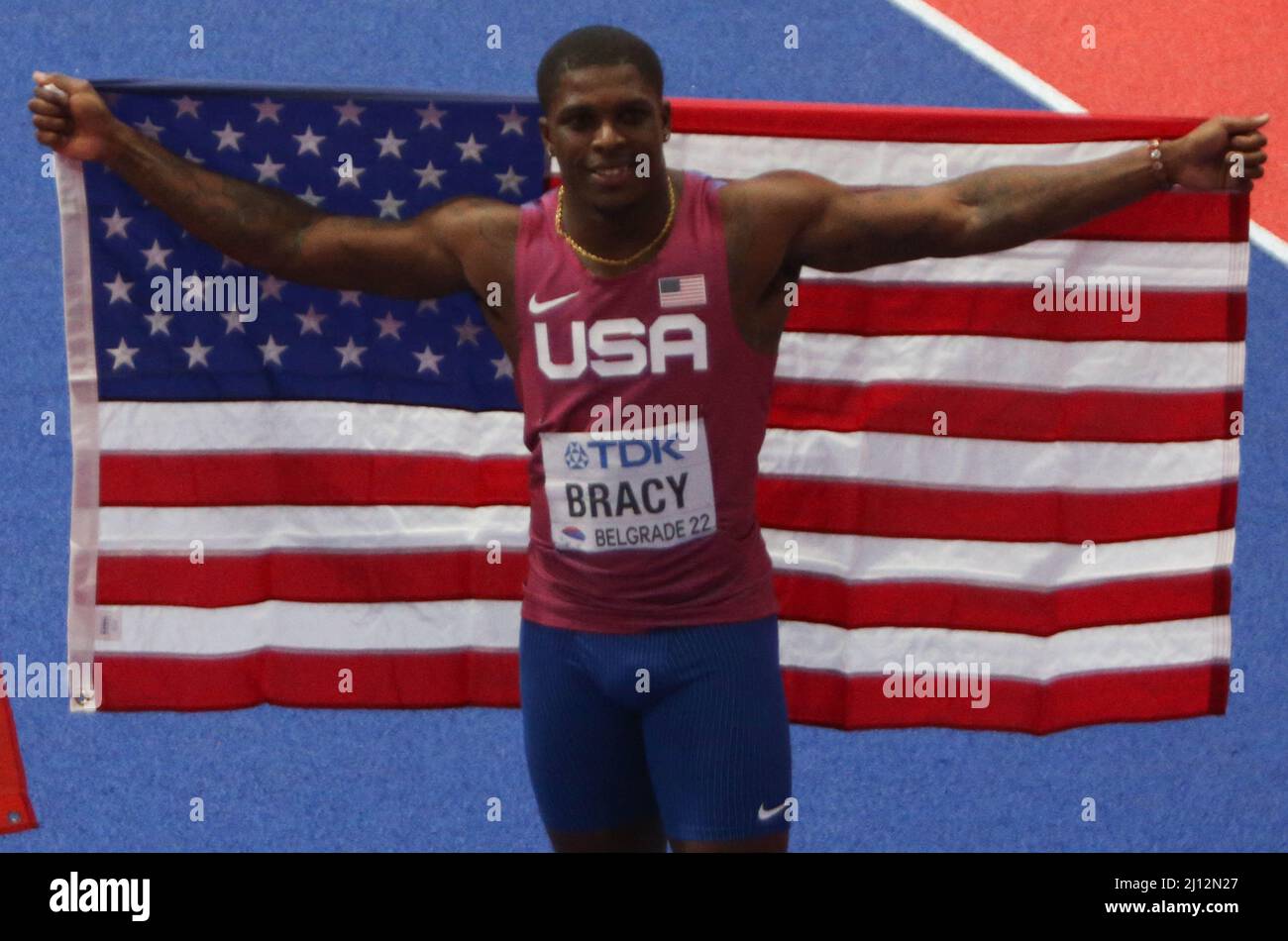 Marvin BRACY of USA Finale 60 M Men during the World Athletics Indoor ...