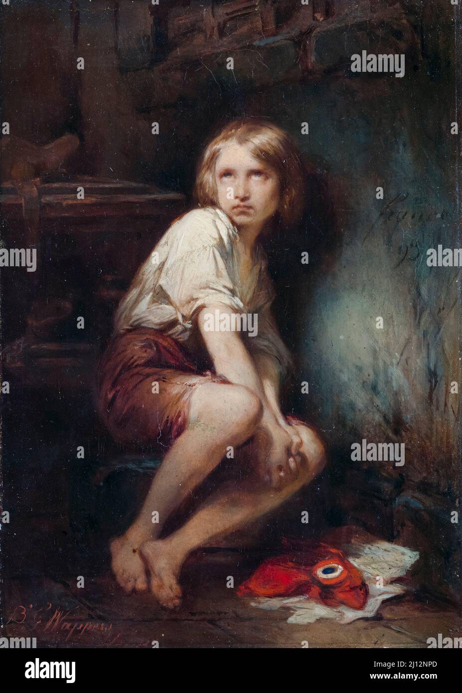 Louis Charles, Duke of Normandy (1785-1795), Louis XVII, in the Temple ...