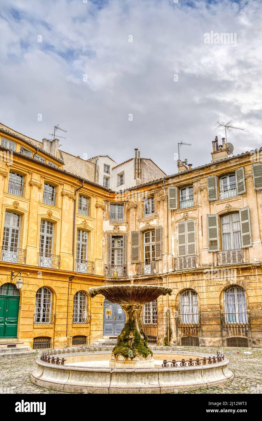 AIx-en-Provence landmarks, France Stock Photo - Alamy