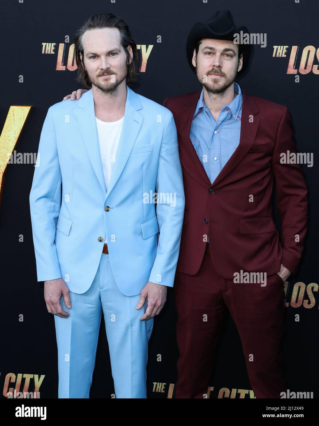 WESTWOOD, LOS ANGELES, CALIFORNIA, USA - MARCH 21: Adam Nee and Aaron ...
