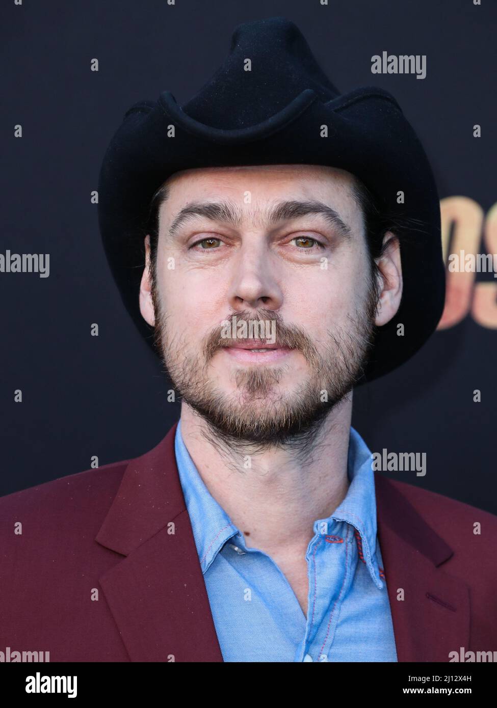 WESTWOOD, LOS ANGELES, CALIFORNIA, USA - MARCH 21: Aaron Nee arrives at ...