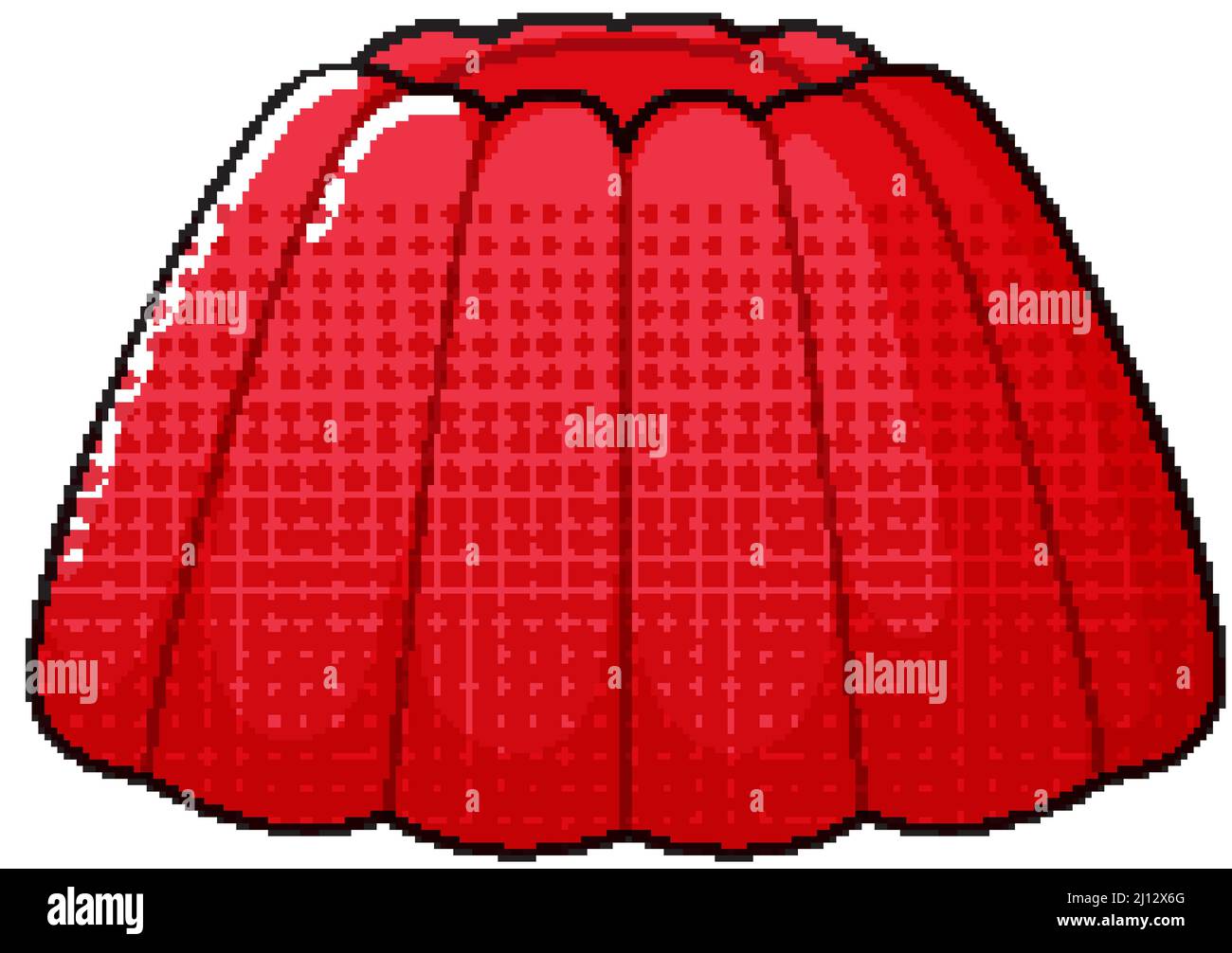 Jelly on white background illustration Stock Vector Image & Art - Alamy