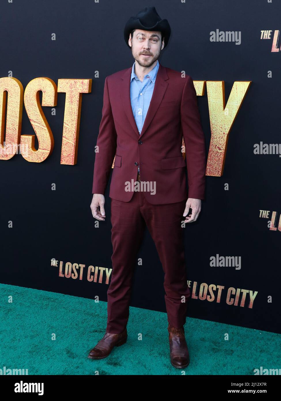 WESTWOOD, LOS ANGELES, CALIFORNIA, USA - MARCH 21: Aaron Nee arrives at ...