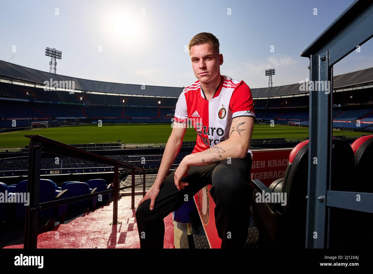 Rotterdam - Ramon Hendriks of Feyenoord during the portrait session on ...