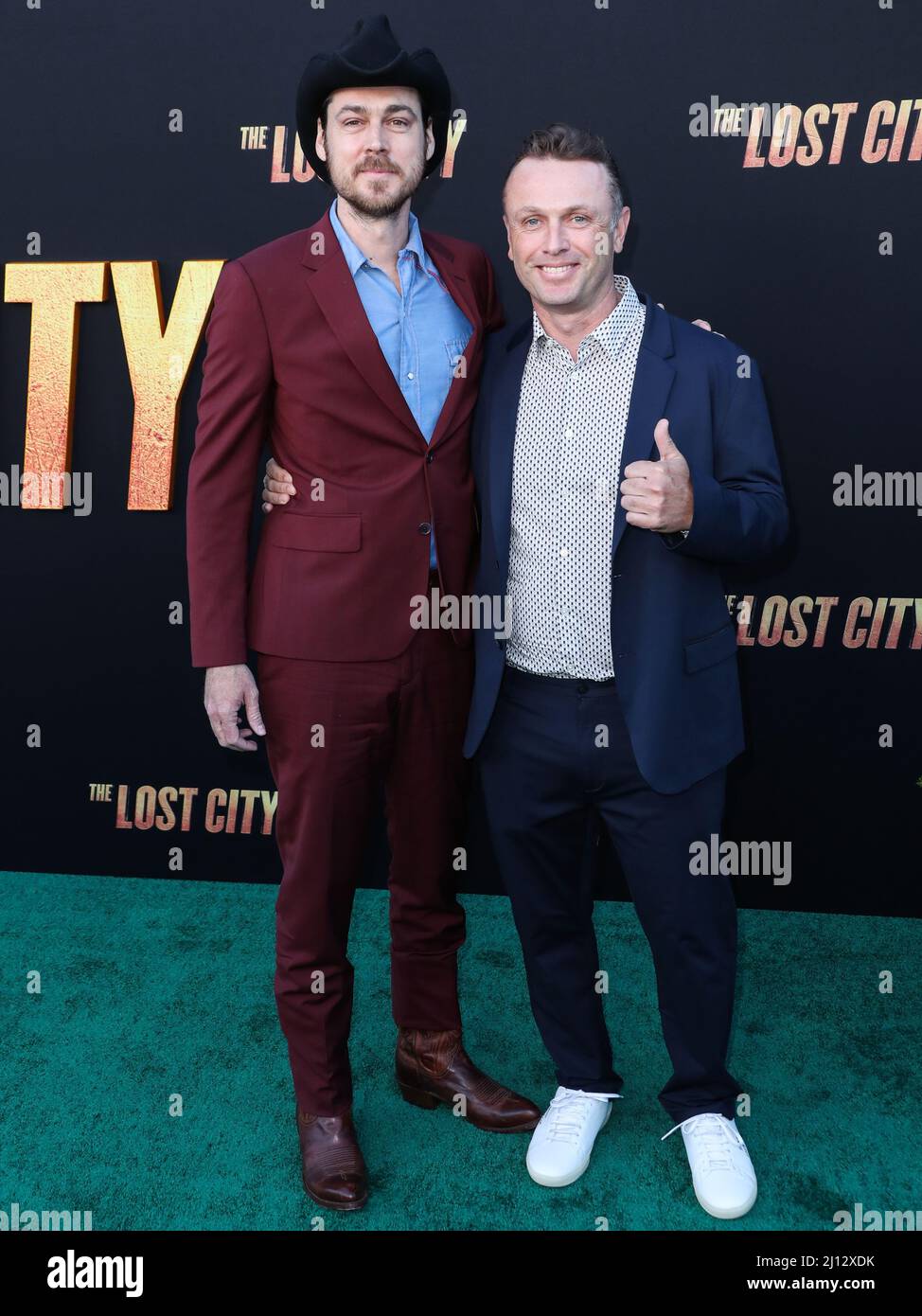 WESTWOOD, LOS ANGELES, CALIFORNIA, USA - MARCH 21: Aaron Nee arrives at ...