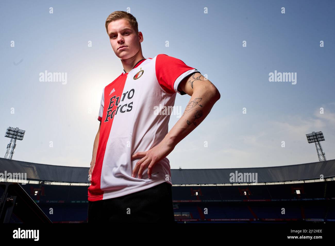 Rotterdam - Ramon Hendriks of Feyenoord during the portrait session on ...