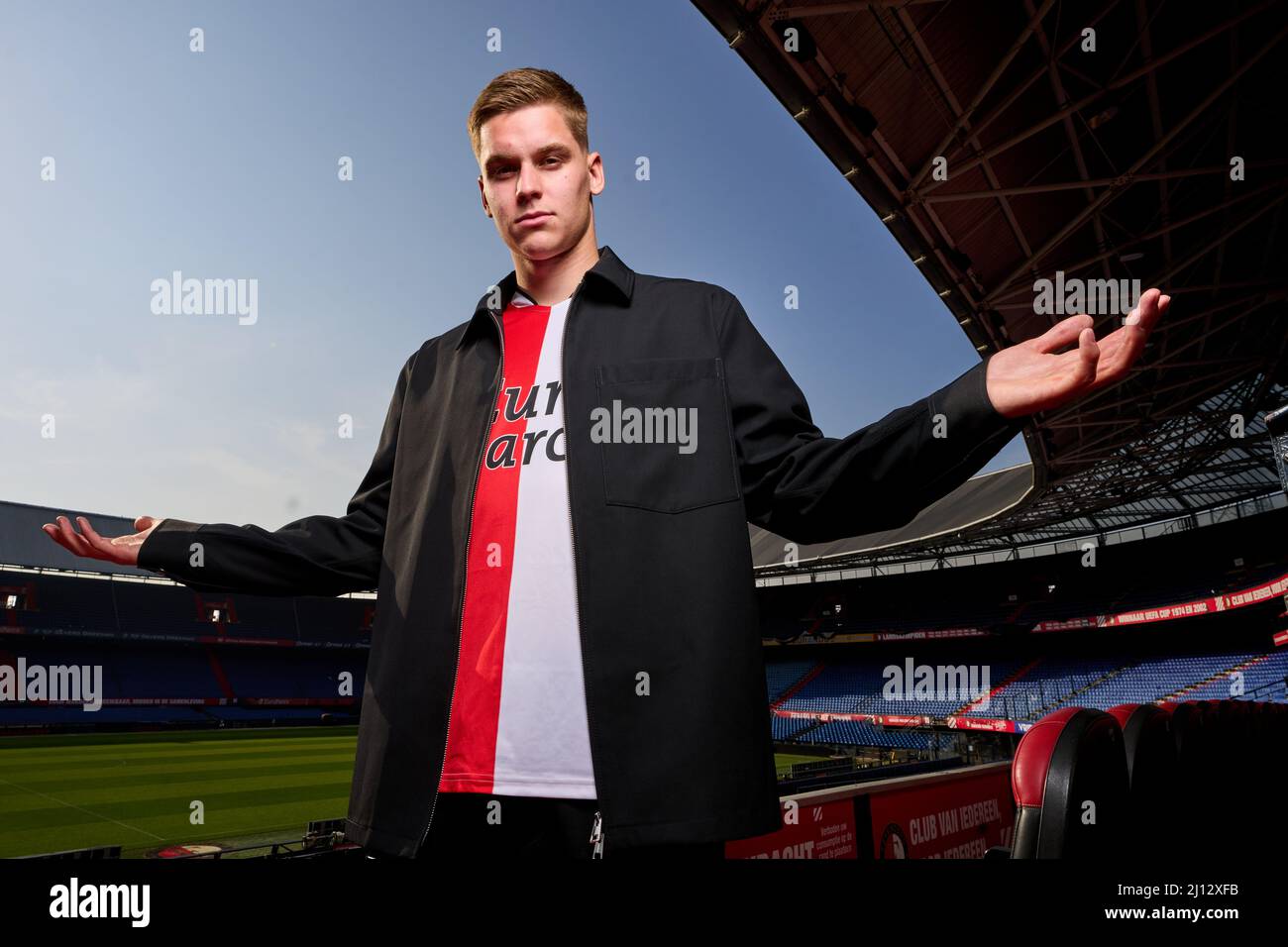 Rotterdam - Ramon Hendriks of Feyenoord during the portrait session on ...
