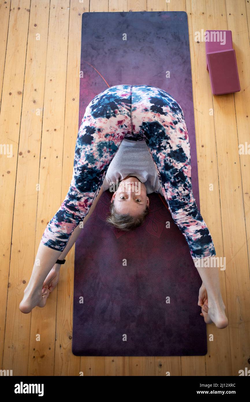 Plough asana hi-res stock photography and images - Alamy