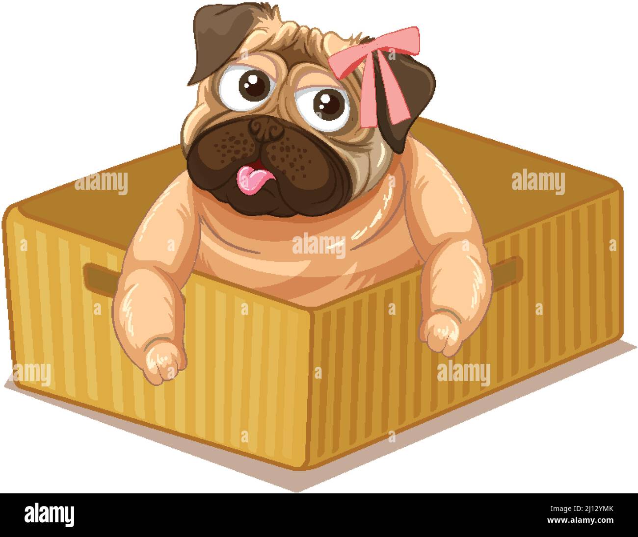 Cute dog in living Cut Out Stock Images & Pictures - Alamy