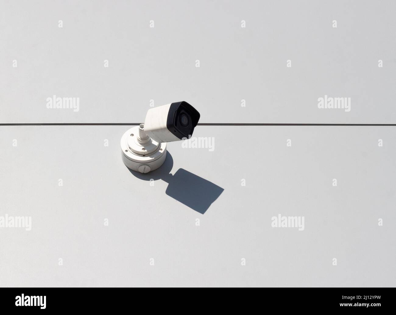 Modern video surveillance system designed to prevent theft Stock Photo ...
