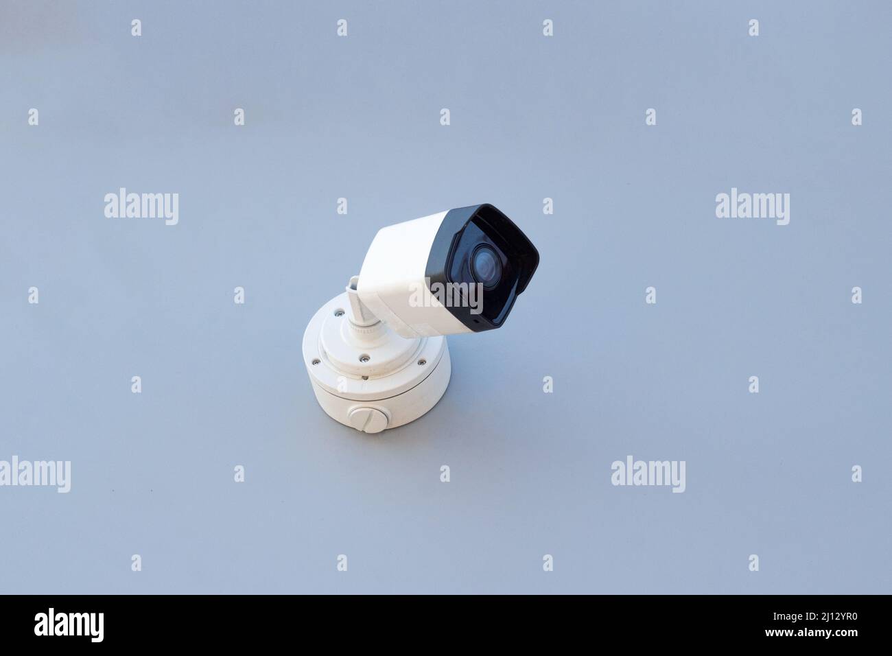 Modern video surveillance system designed to prevent theft Stock Photo ...