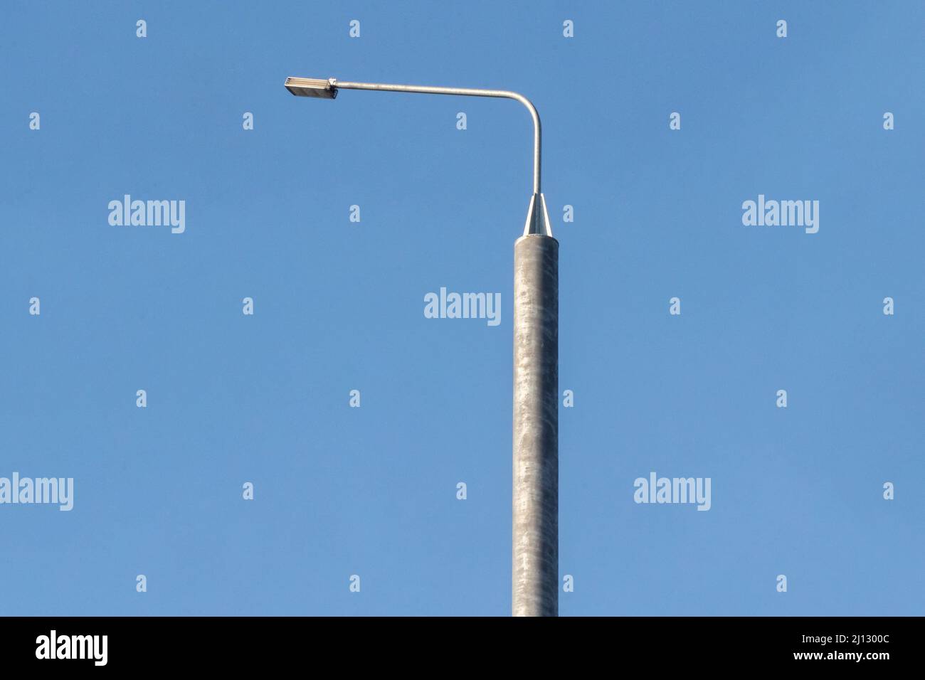 Street lamp post with LED lamp. City street lighting Stock Photo - Alamy