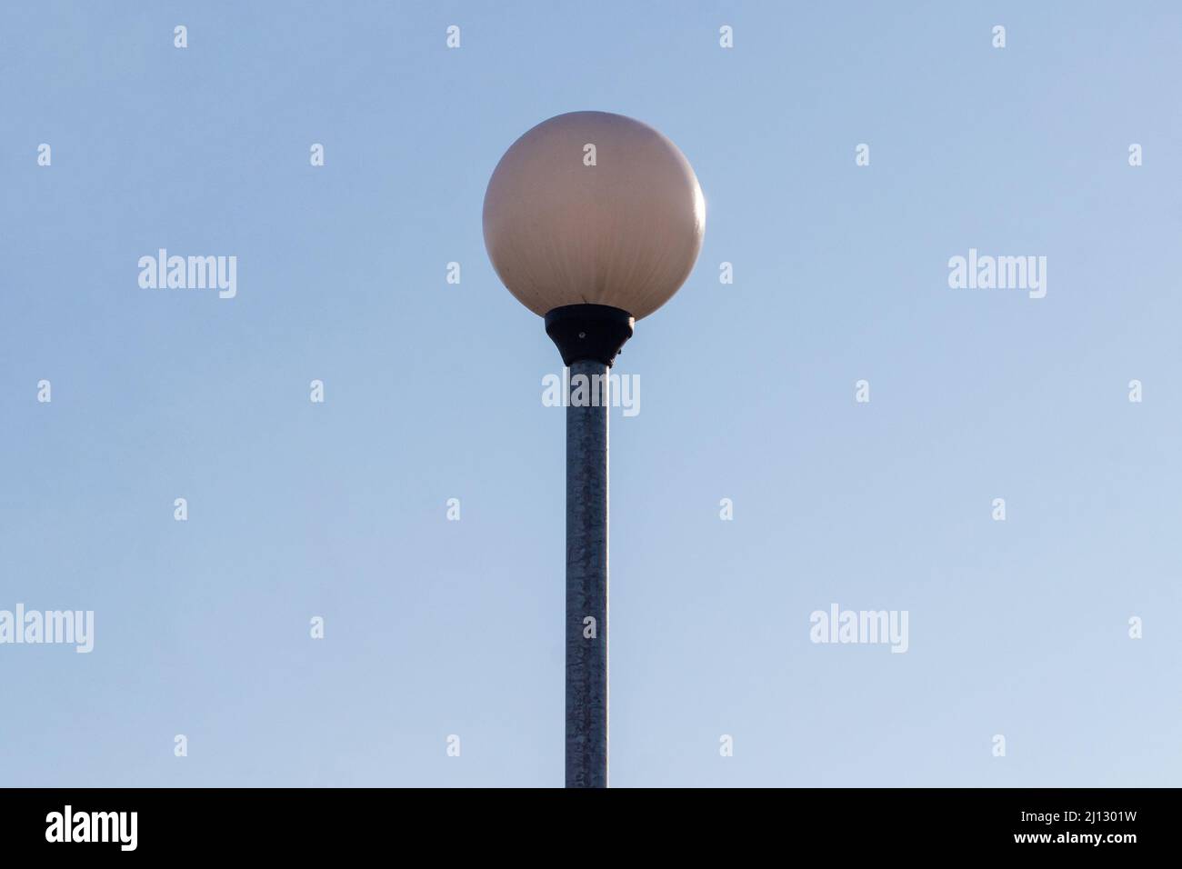 Street lamp post with LED lamp. City street lighting Stock Photo - Alamy