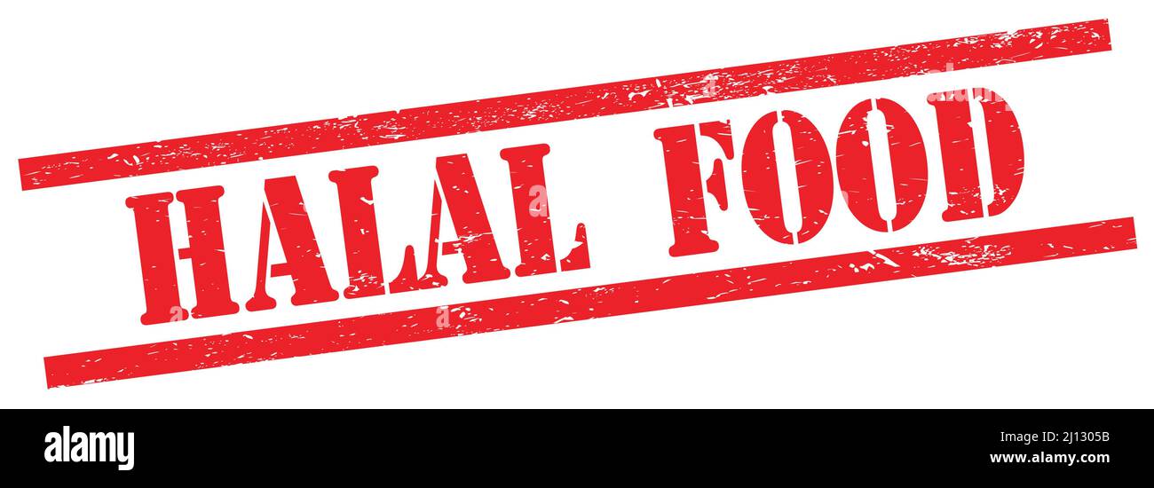 Halal food rubber stamp hi-res stock photography and images - Alamy