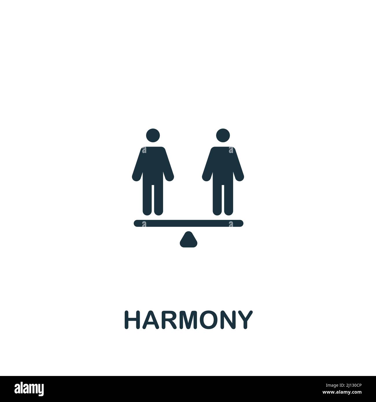 Harmony icon. Monochrome simple icon for templates, web design and ...