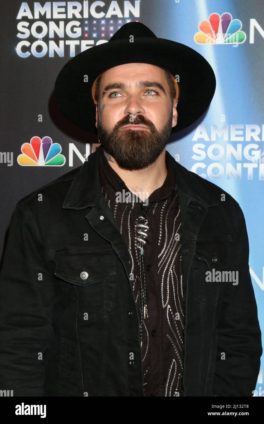 LOS ANGELES - MAR 21: Hueston at the American Song Contest Live Show ...