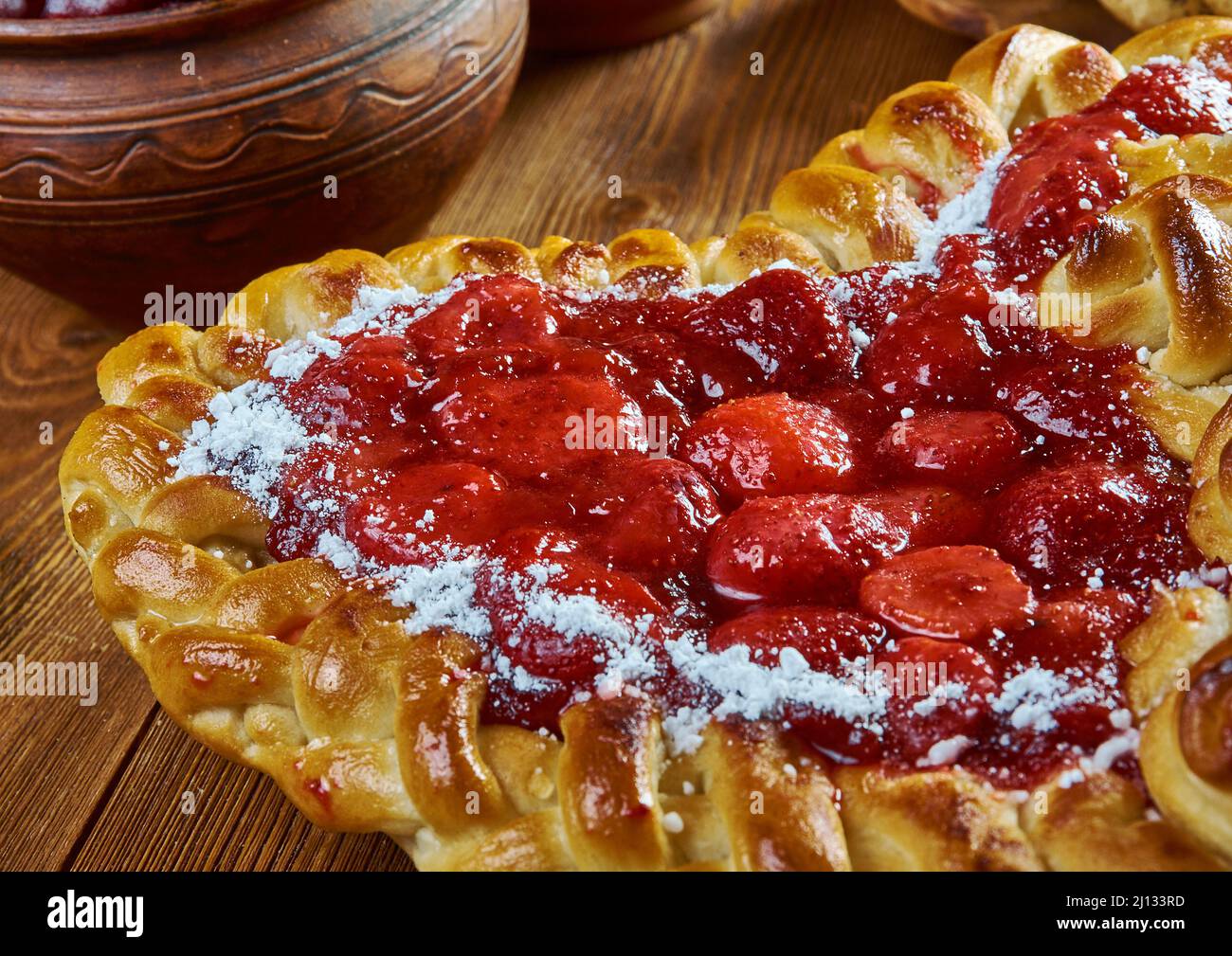 Cumberland Rum Nicky, sweet shortcrust pastry tart or pie in northwest ...