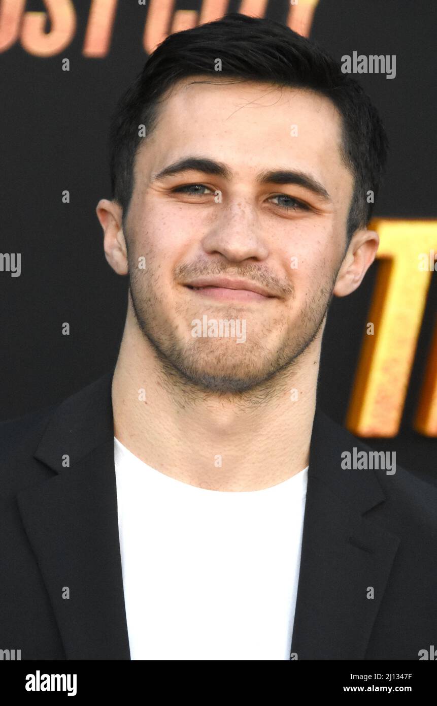 Los Angeles, California, USA 21st March 2022 Chris Olsen attends the US ...