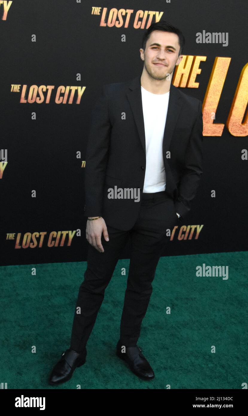 Los Angeles, California, USA 21st March 2022 Chris Olsen attends the US ...