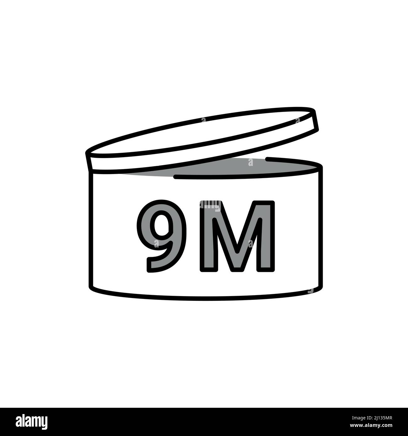 Period after opening line icon. Use before after period. Expiration ...