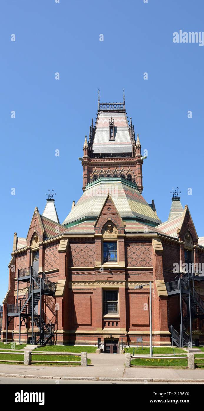 The Harvard Memorial Hall, rear view Stock Photo - Alamy