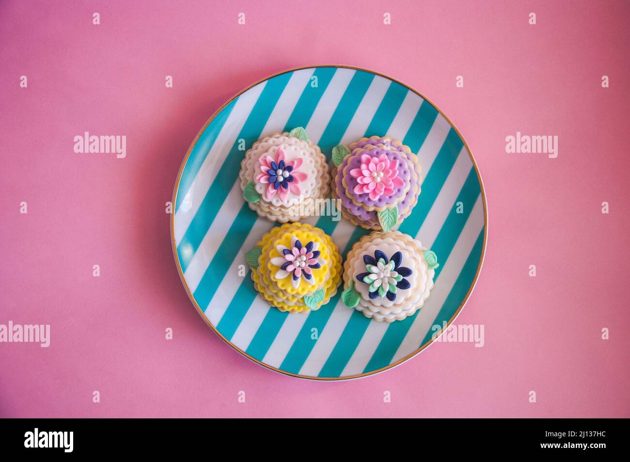 Top view spring theme hi-res stock photography and images - Alamy