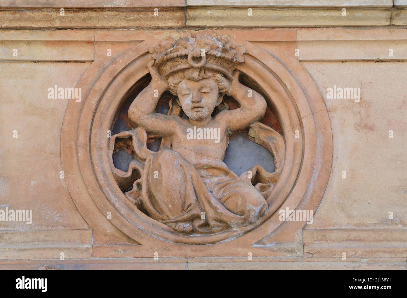 London, England, UK. Victoria and Albert Museum, Exhibition Road facade ...