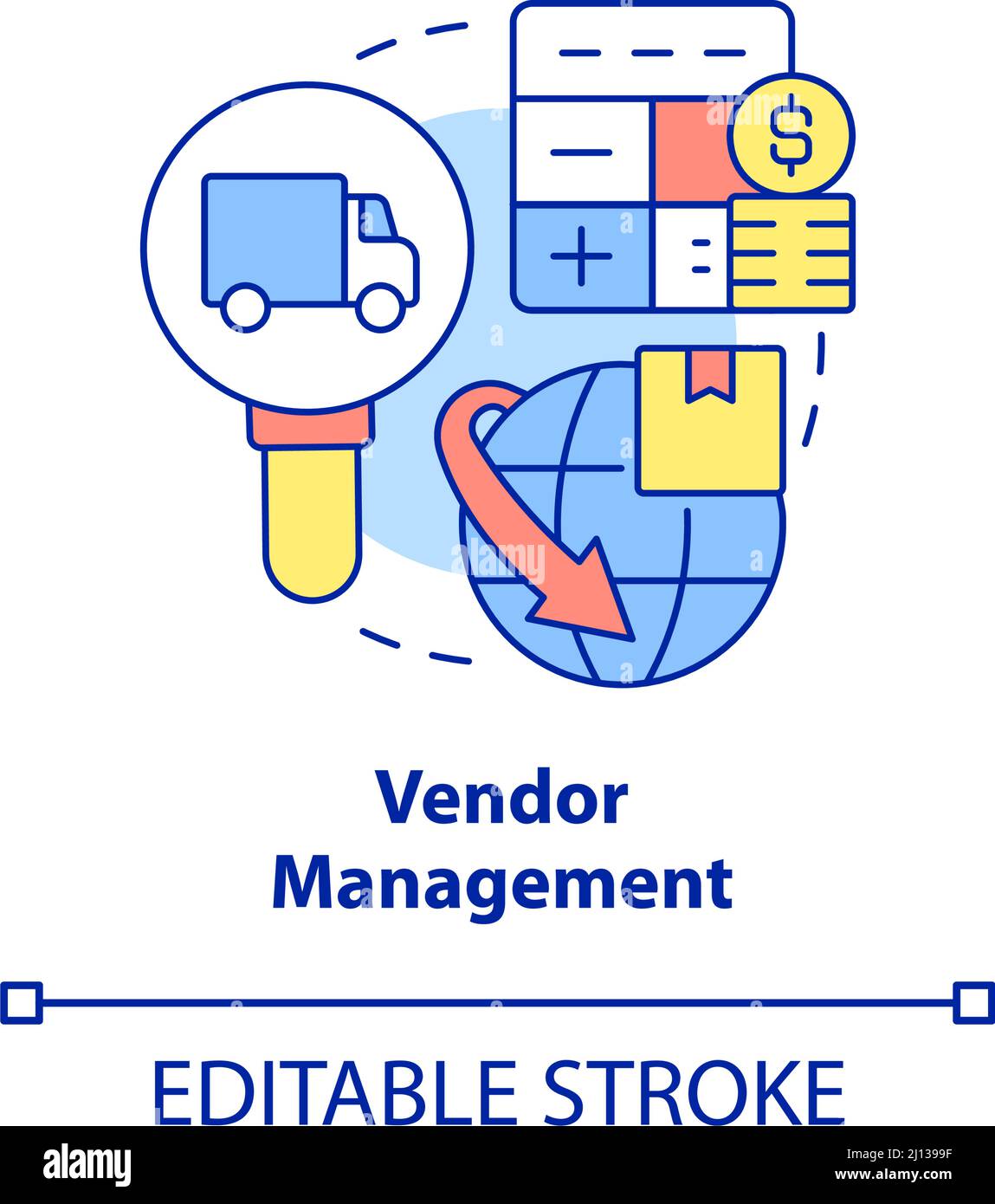 Vendor management concept icon Stock Vector Image & Art - Alamy Vendor management concept icon Stock Vector Image & Art - Alamy