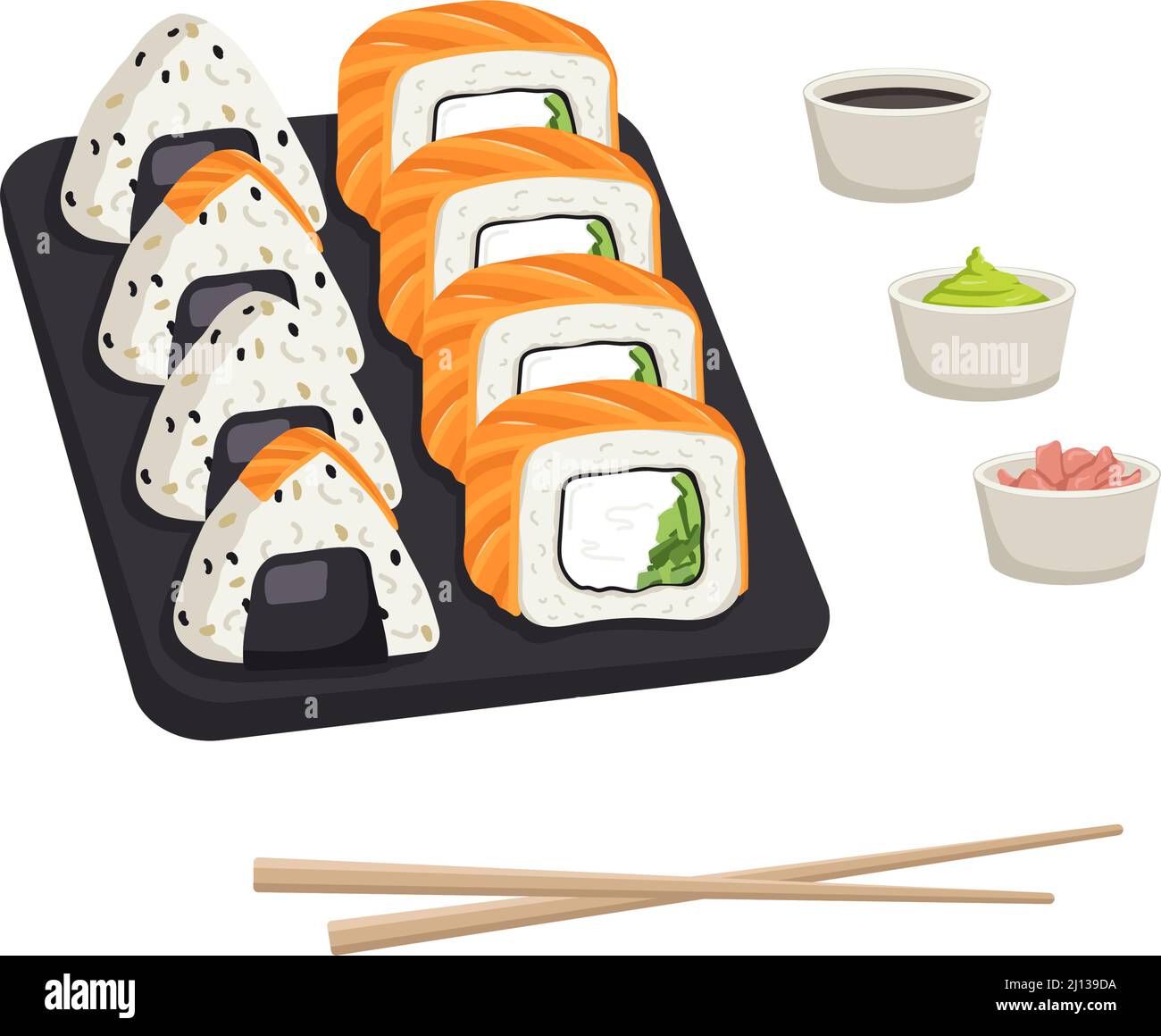 Japanese traditional dish Stock Vector Images - Alamy