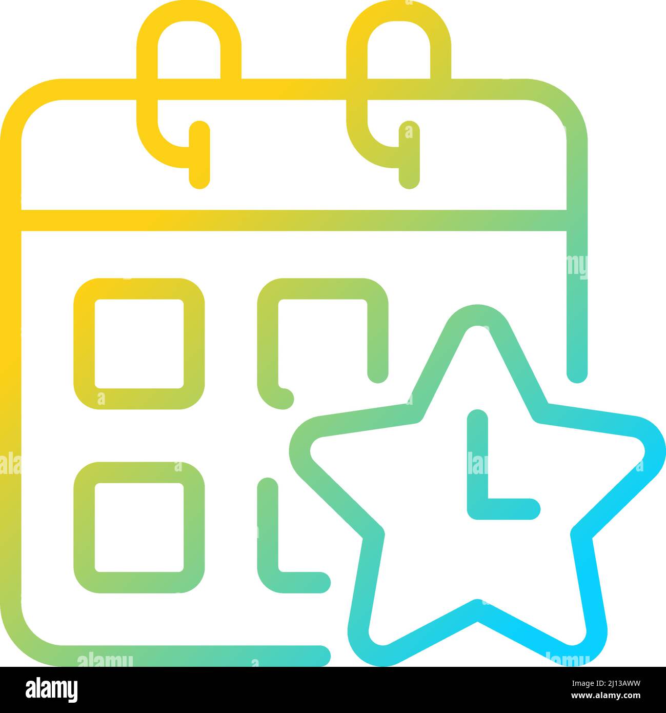 Time off reward gradient linear vector icon Stock Vector Image & Art ...